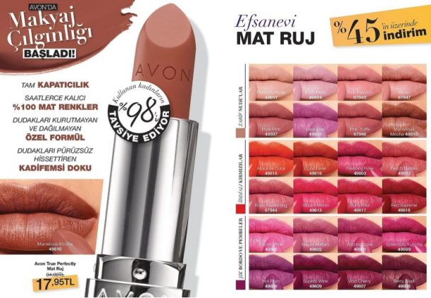 Avon Ruj İncelemeleri - Hangi Avon Ruju Size Göre? Anket Sonuçları