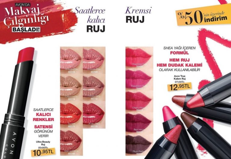 Avon Ruj İncelemeleri - Hangi Avon Ruju Size Göre? Anket Sonuçları